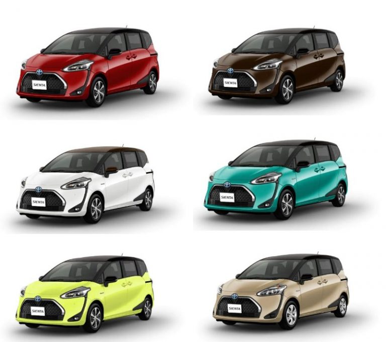 シエンタの人気色ランキング【2020年版】カラー評判まとめ